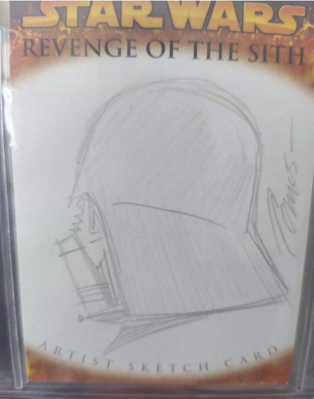 Star Wars Revenge of the Sith ROTS Darth Vader Sketch Card Rare - Etsy