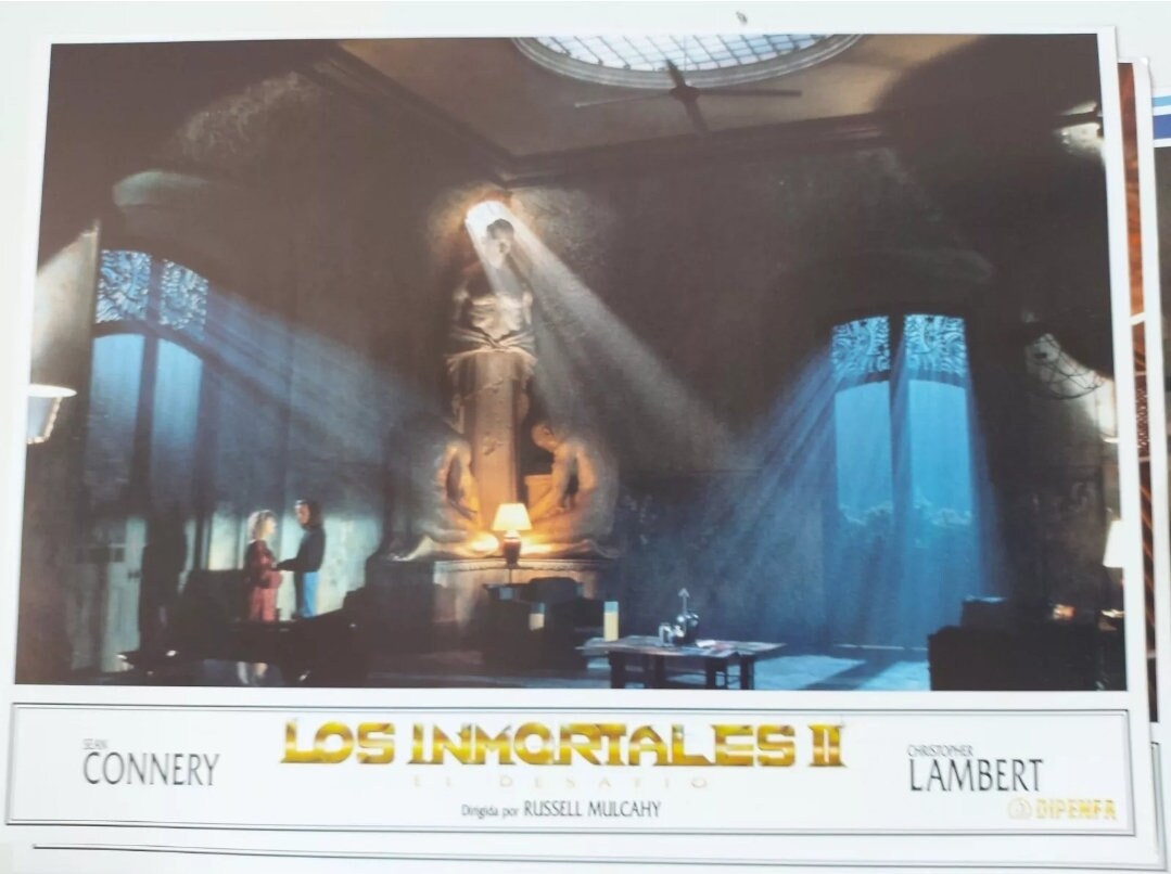 Highlander 2 the Quickening Original Spanish Lobby Card Set X 12 Rare ...