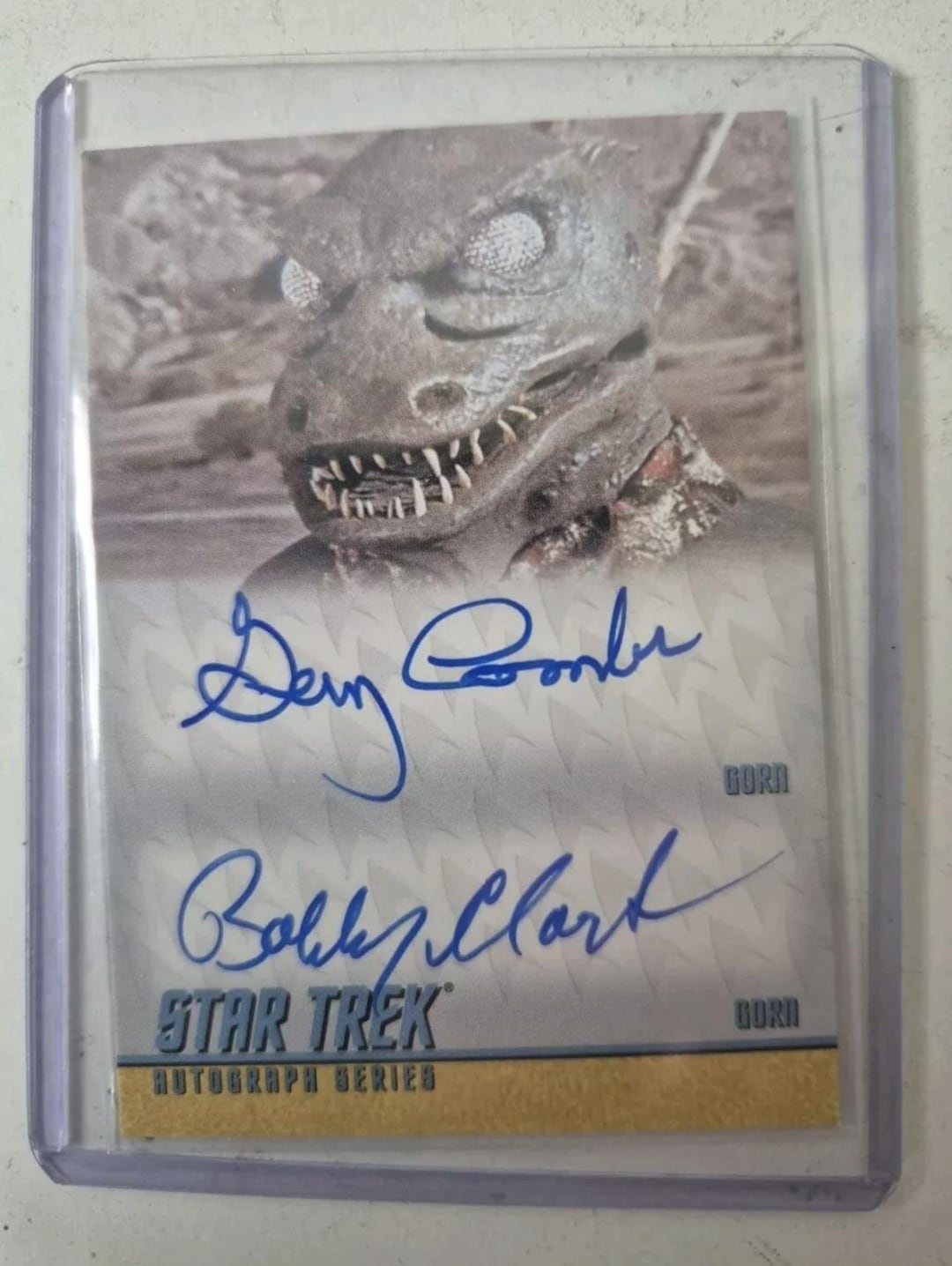 Star Trek the Original Series Autograph Card DA30 Gary Combs as Gorn ...