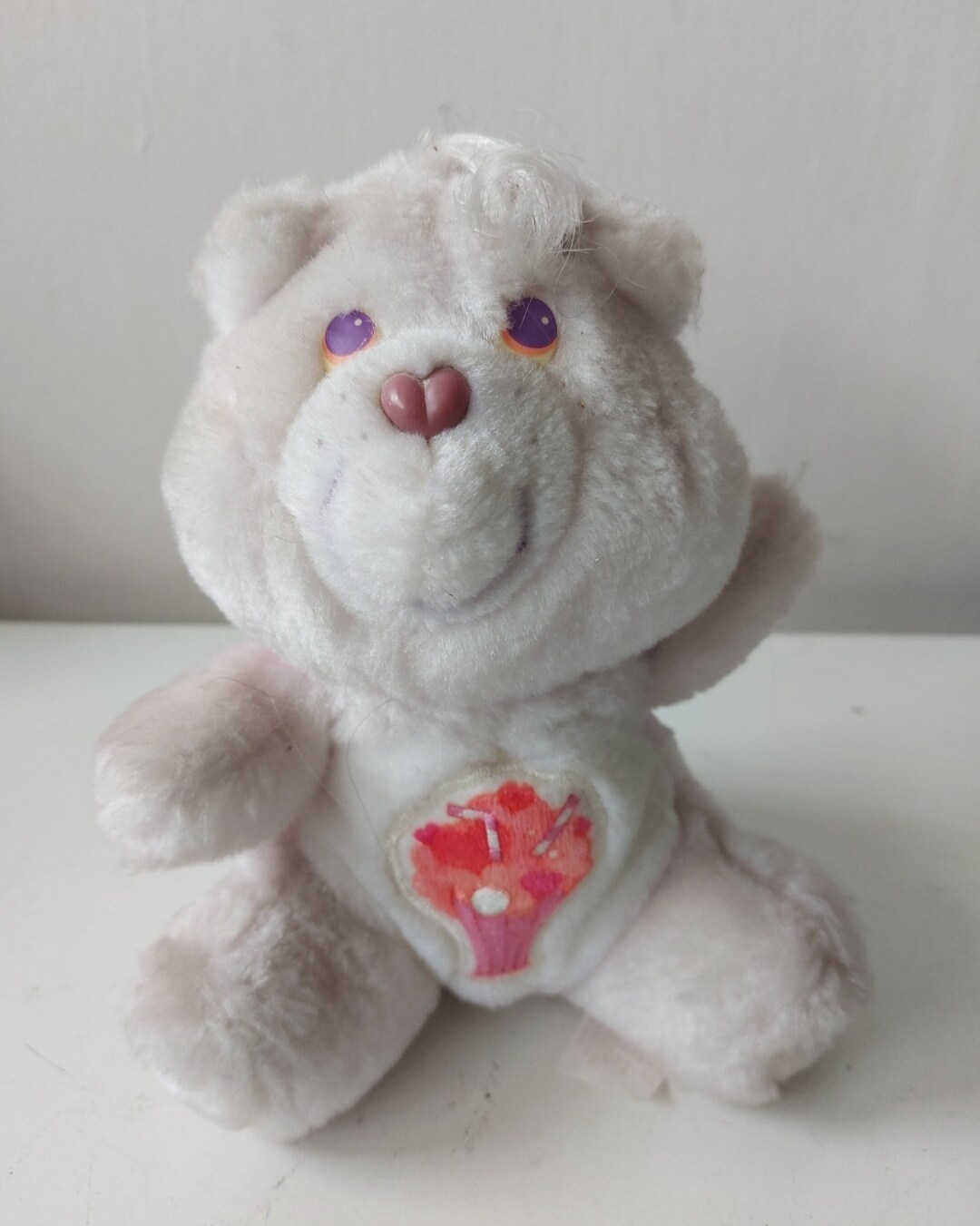 Care Bear Ice Cream Milkshake Sundae Plush Soft Toy Vintage 1985 Kenner ...