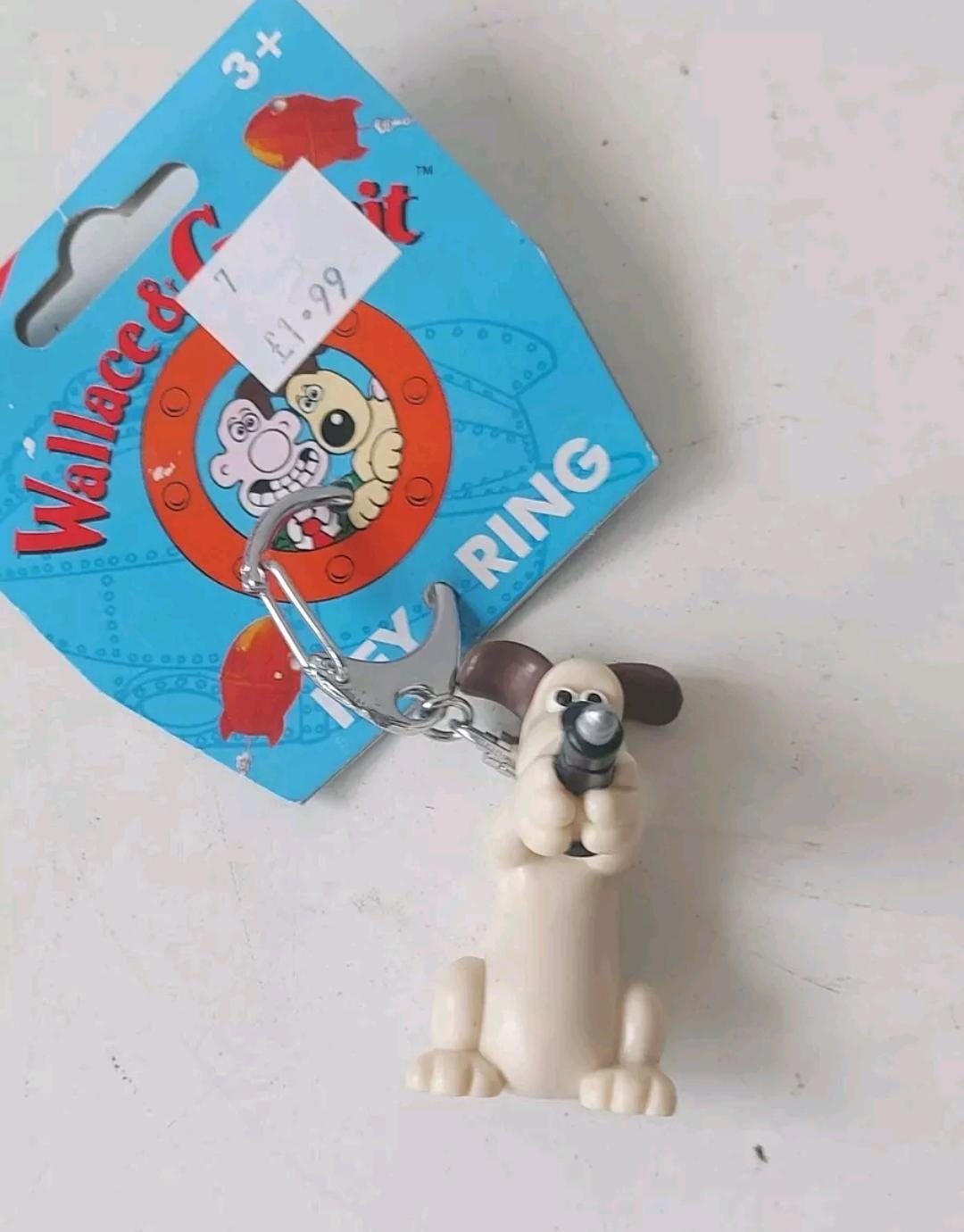 Wallace & Gromit Gromit With Drill Collectible Key Ring Aardman ...
