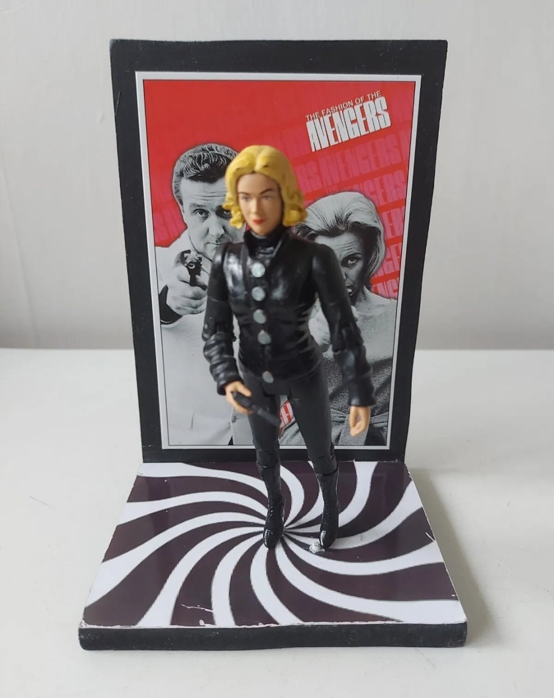 Custom Avengers Figure Cathy Gale - Honor Blackman 1960s Diorama ...