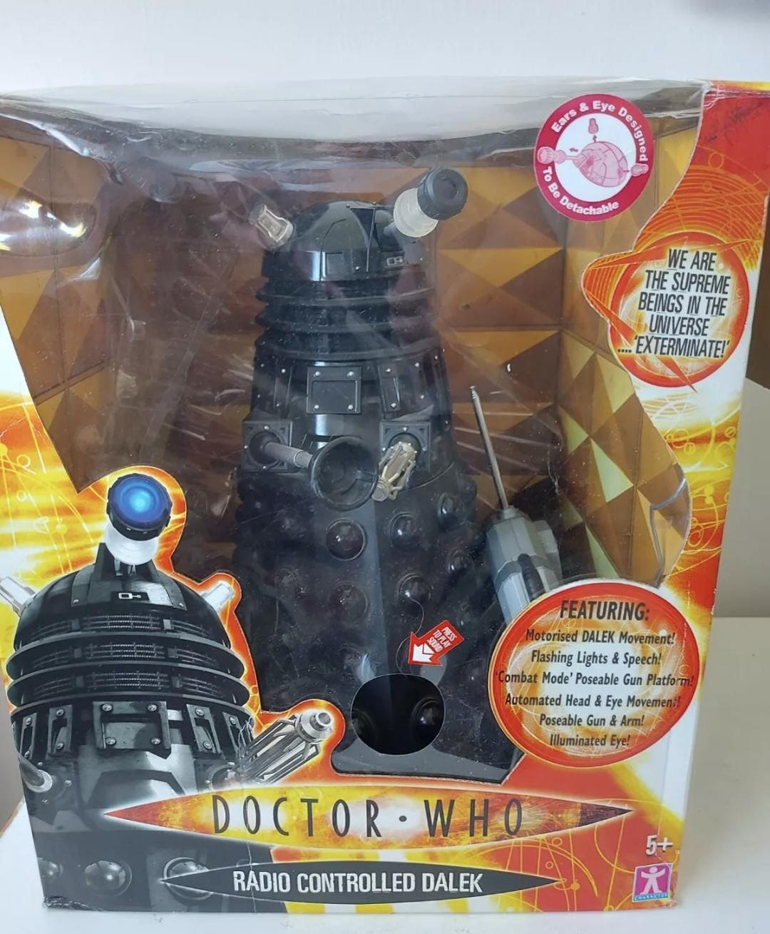 Doctor Who Black Dalek RC Sound / Lights 12 Dalek Replica please Read ...
