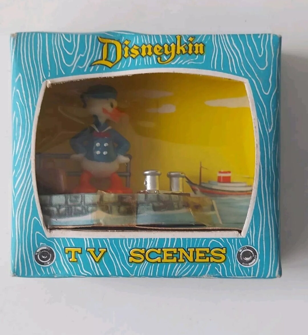 Vintage Disneykin TV Scene Snow White Dwarf Doopey Marx 1970s Rare ...