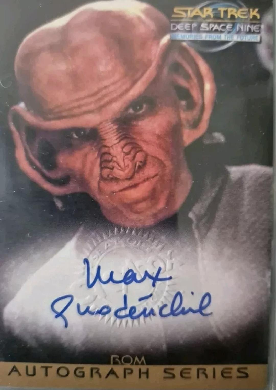 Star Trek Deep Space Nine Autograph Card A17 Max Grodenchik / Rom - Etsy