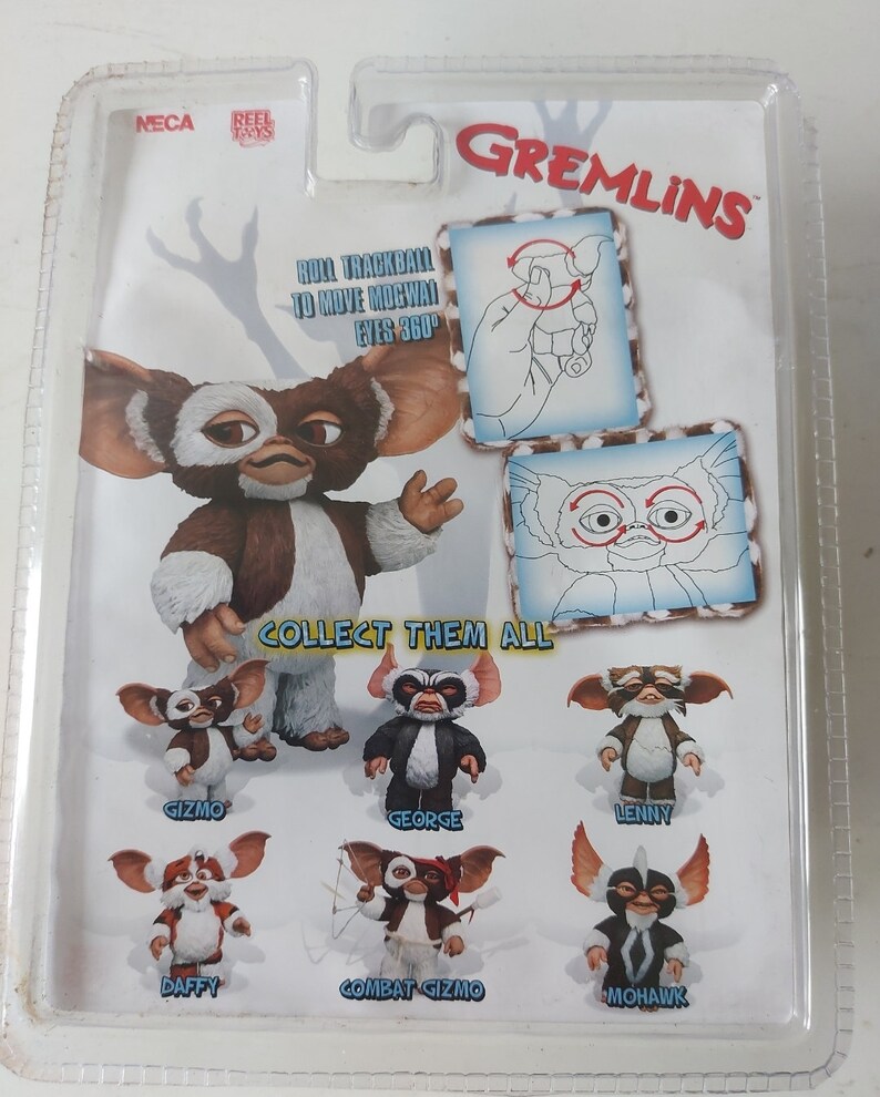 Gremlins Gizmo Moveable Eyes Figure Series 1 NECA Reel Toys 2013 MIB ...