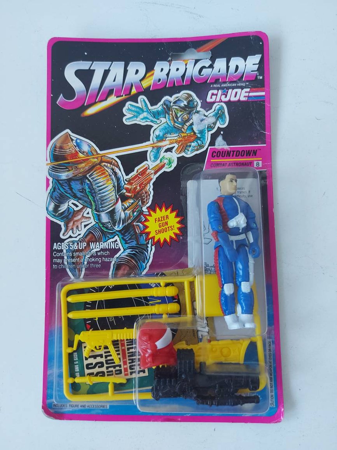 GI Joe Star Brigade Countdown Combat Astronaut Figure Vintage New 1993 ...