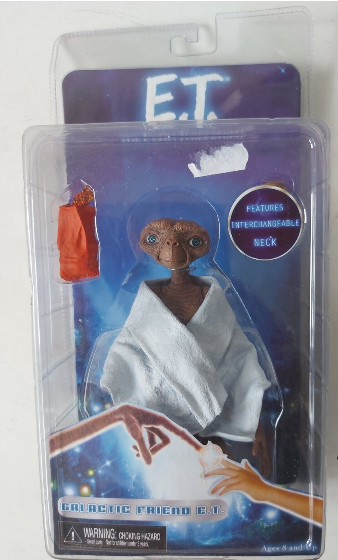 E.T Extra Terrestrial Galactic Friend Figure NECA Reel Toys Sealed Rare ...