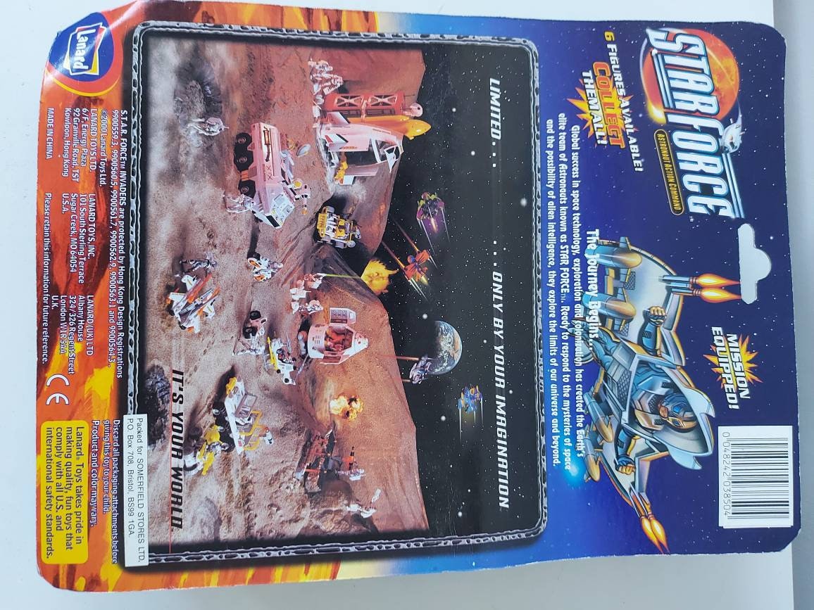 Lanard Star Force Figure Invaders the Corps GI Joe Vintage New - Etsy