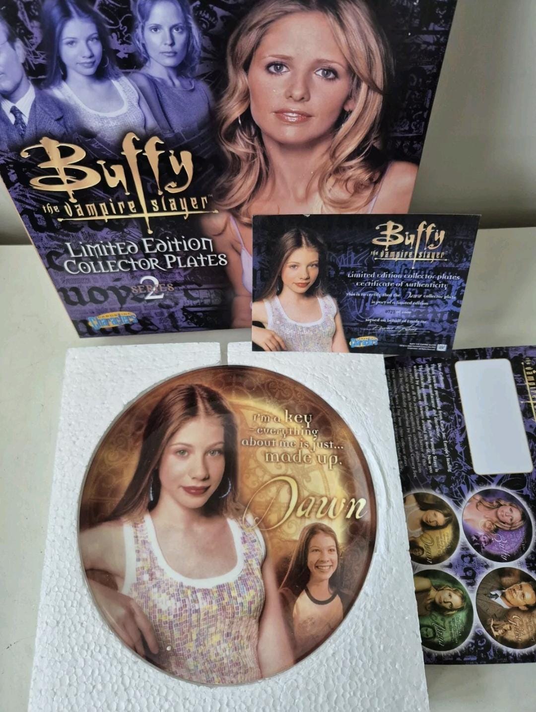 Buffy the Vampire Slayer Limited Edition Dawn Collectors Plate W/ COA ...