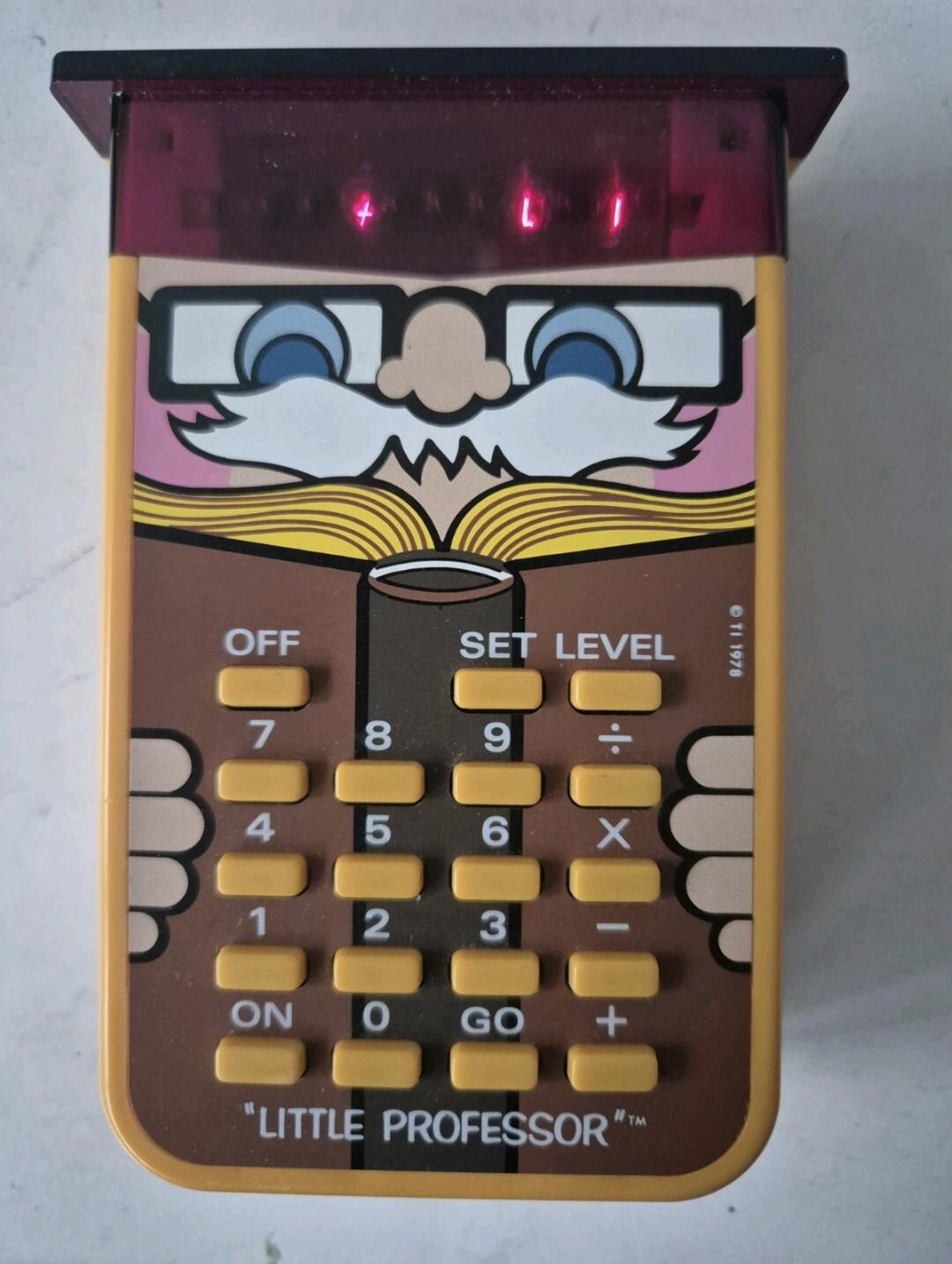 Texas Instruments Professor Times Table Calculator Vintage 1978 ...