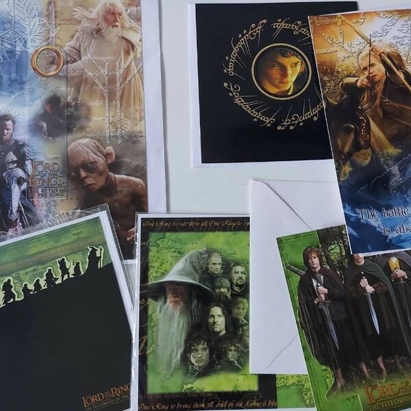 Lord of the Ring Greeting Card - Etsy