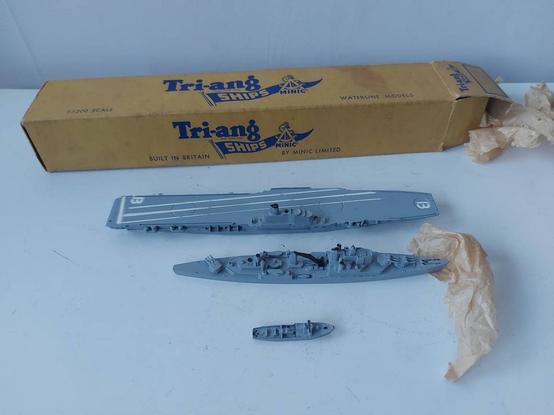 M893 Carrier Task Group Set Triang Ships Mimic Replica Vintage Rare ...