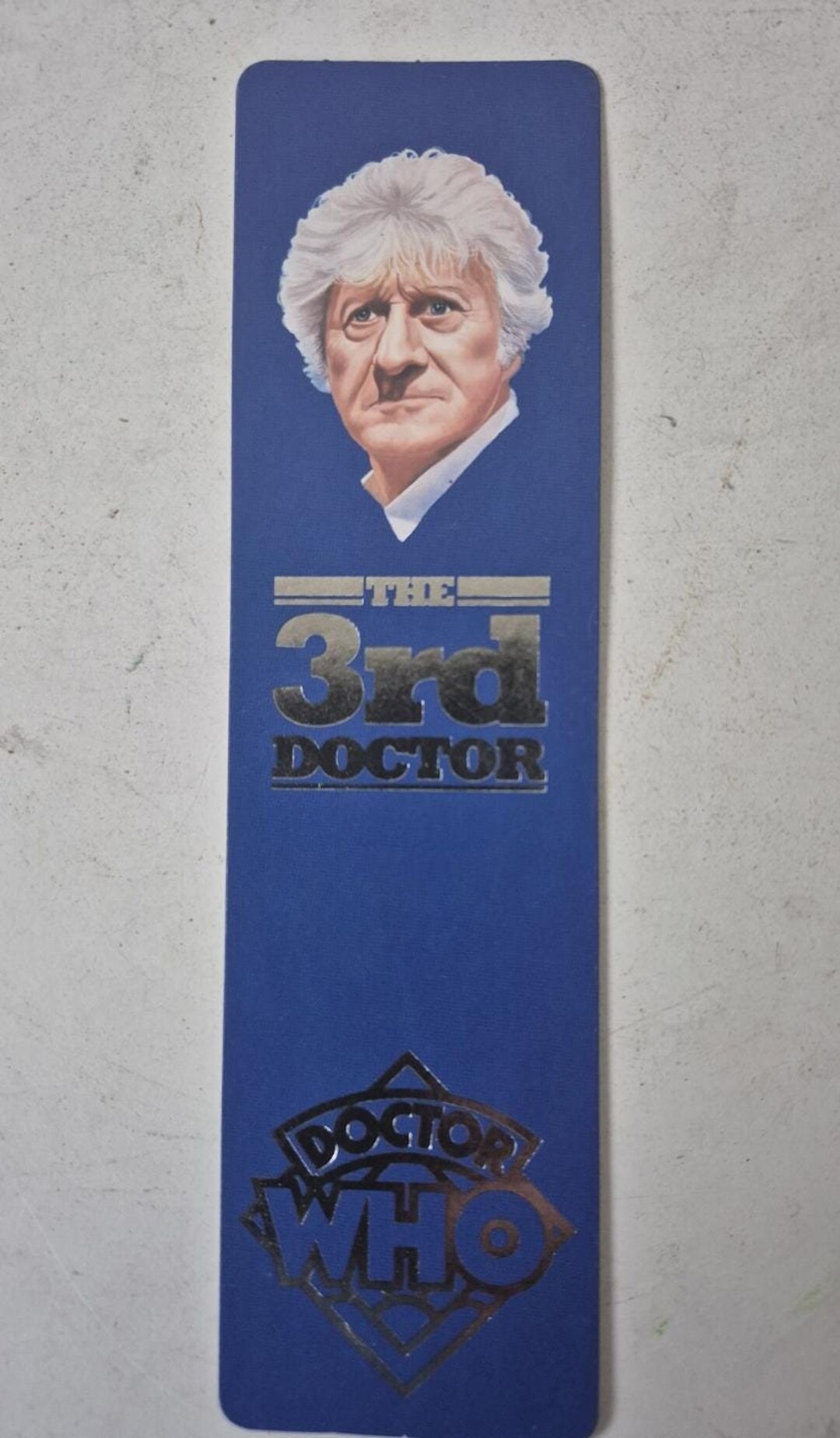Doctor Who 3rd Doctor Bookmark Who Dares WM-07 Jon Pertwee Vintage 1985 ...