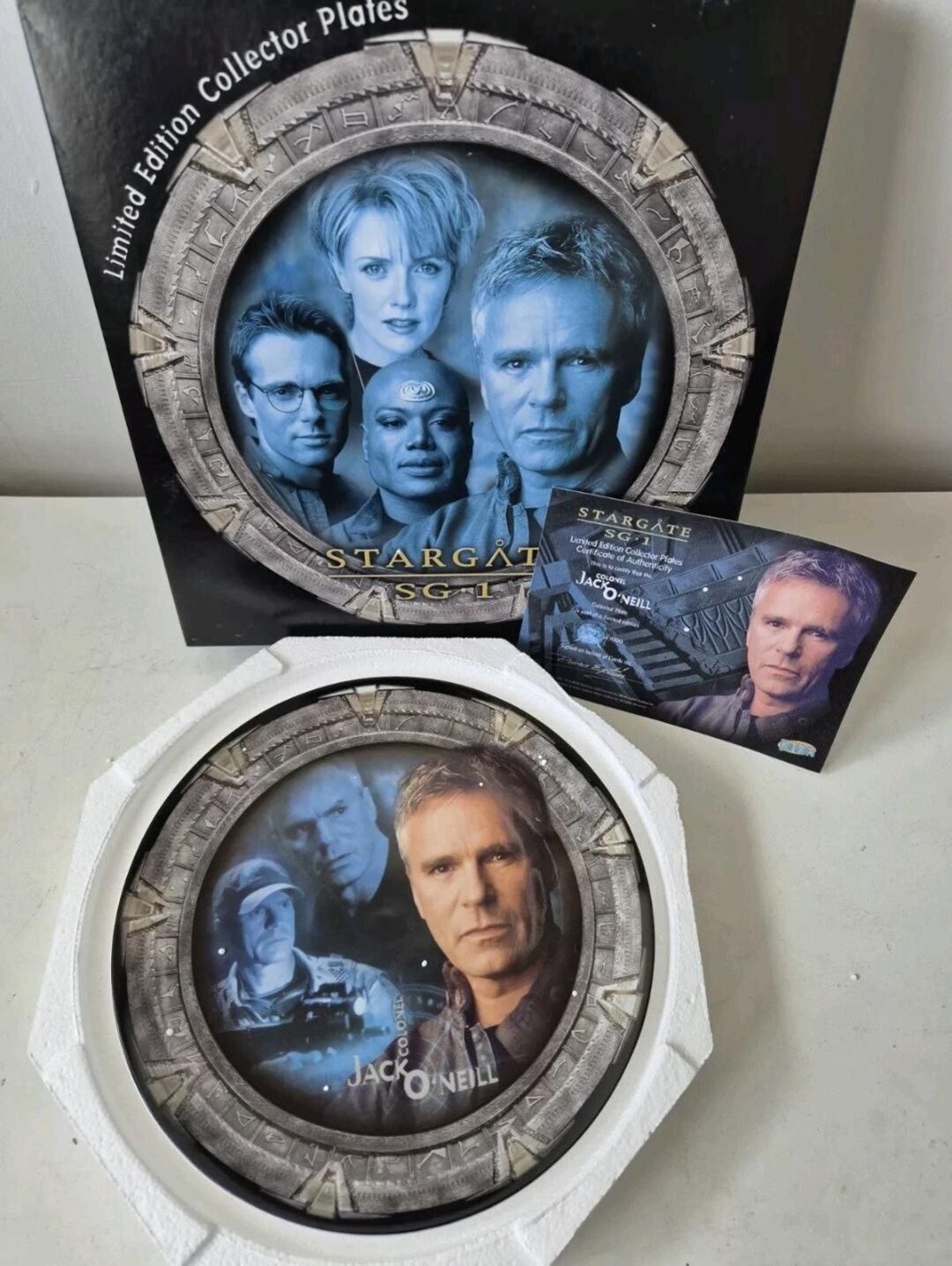 Stargate Limited Edition Jack O'neill Collectors Plate W/ COA Series 1 ...