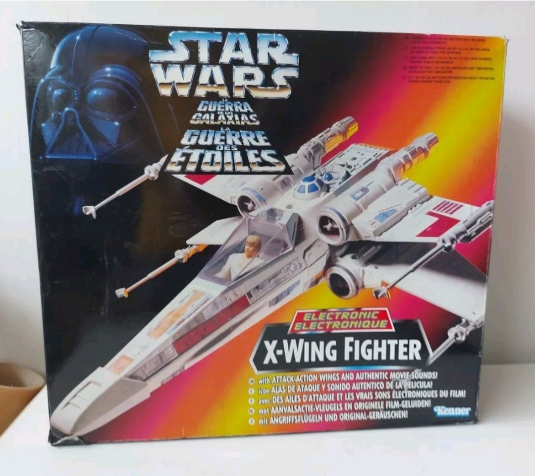 Star Wars Vintage Kenner Electronic X-wing Action Wing Movie Sounds ...