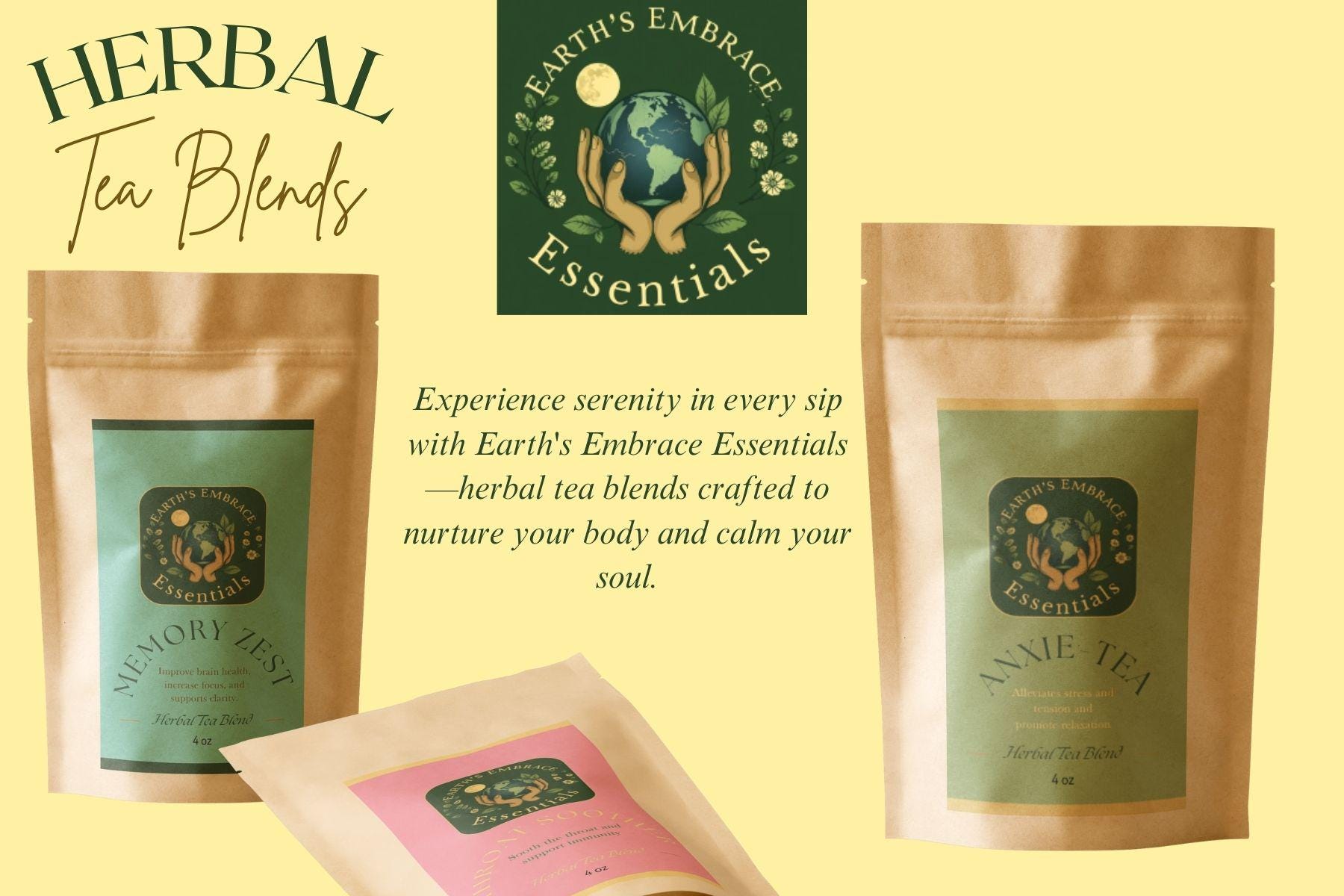 Brain Power Tea ~ Memory Tea ~ Study Tea ~ Focus Tea ~ Cognitive Herbal ...