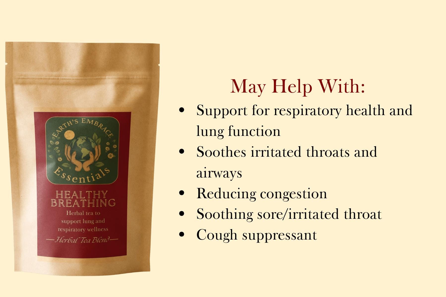 Lung Support Tea - Cough Tea - Smoker’s Tea - Respiratory Health ...