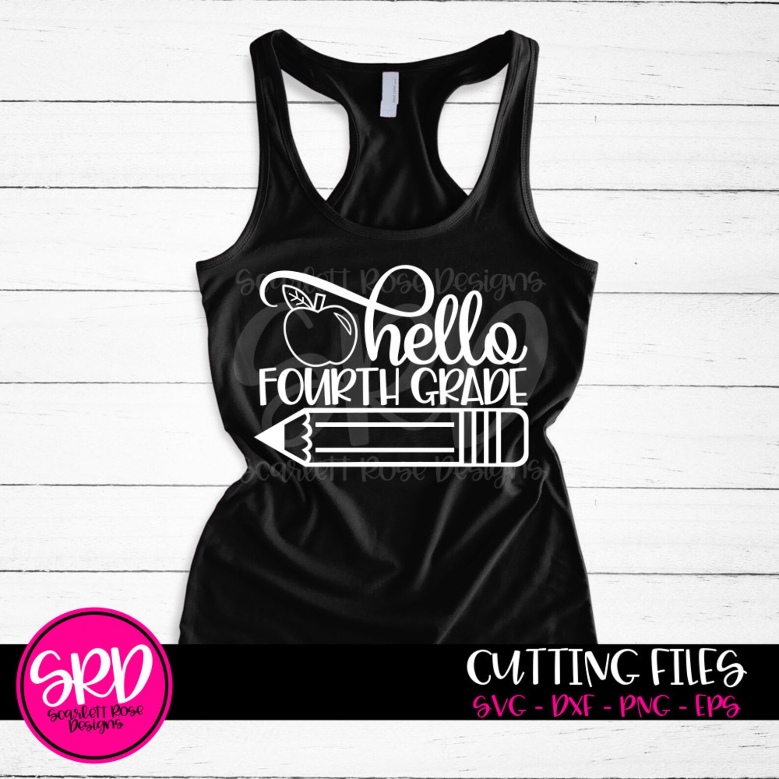 Back to School Fourth Grade Svg Hello 4th Grade SVG 4th - Etsy