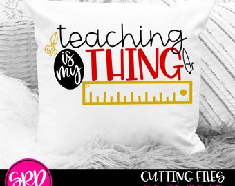 Teaching is My Thing Svg - Etsy