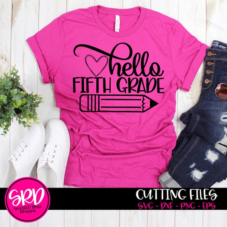 Back to School SVG Bundle Preschool Pre-k to 5th Grade Hello - Etsy