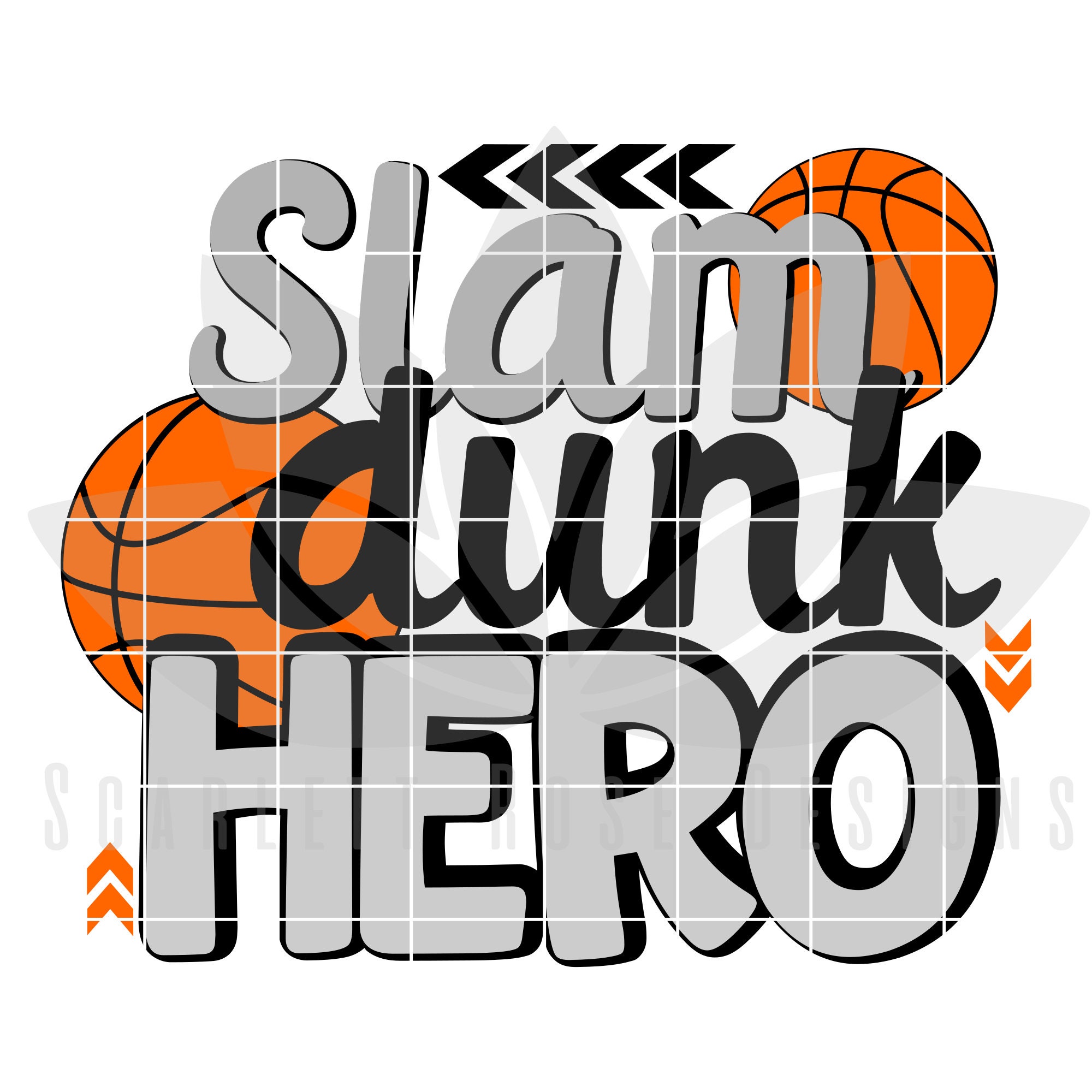 Basketball SVG Slam Dunk Hero Svg Cut File Basketball Mom - Etsy