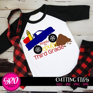 Back to School SVG, Ready to Crush Third Grade, First Day of School ...