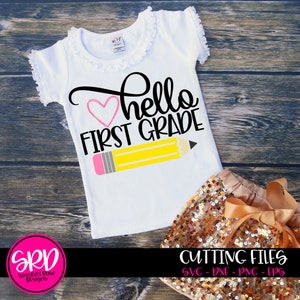 Back to School, SVG Bundle Preschool Pre-k to 5th Grade, Hello School ...