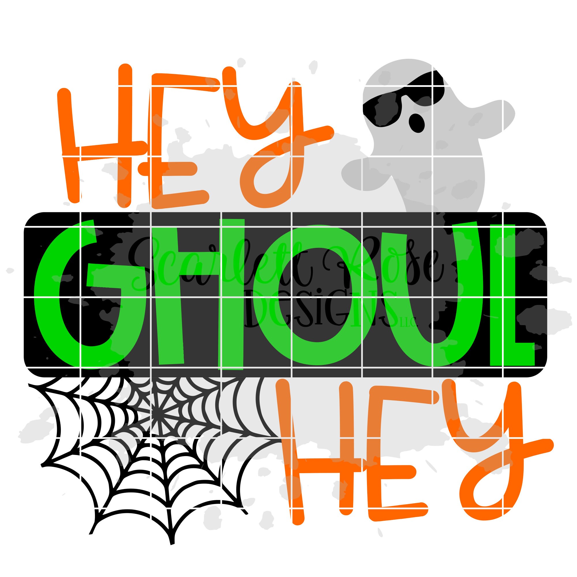 Halloween SVG Hey Ghoul Hey Ghost SVG SVG cut file Trick | Etsy