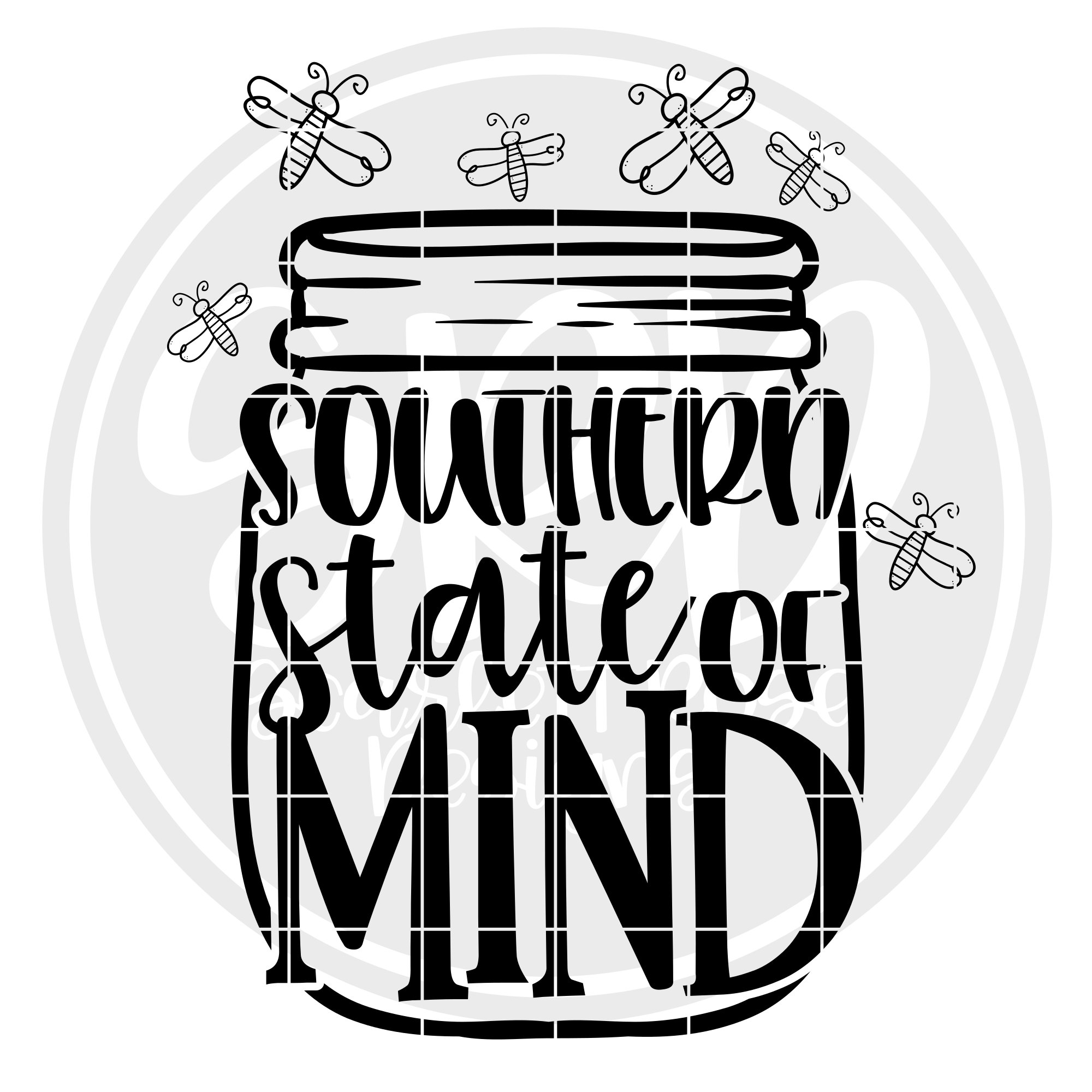 Southern State of Mind Svg Southern Svg SVG Cut File | Etsy