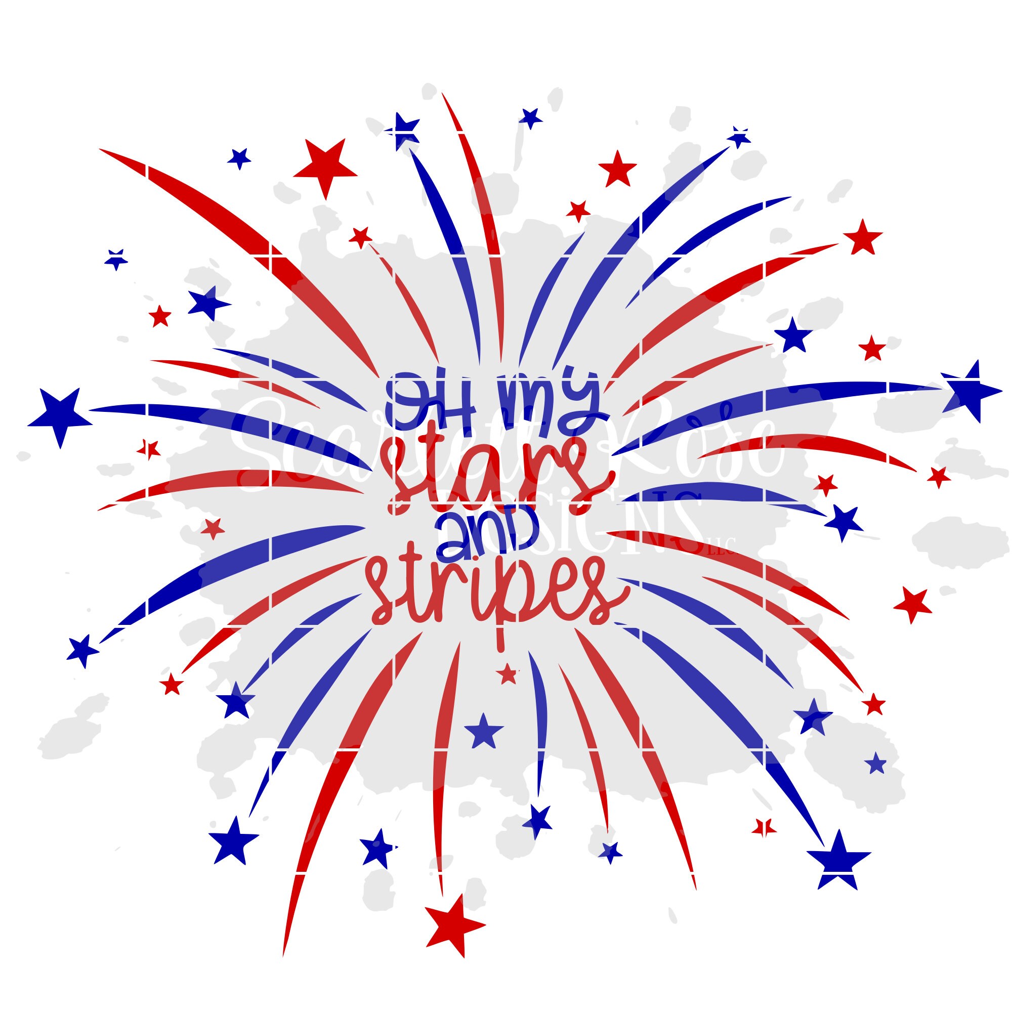 Oh My Stars and Stripes SVG SVG Cut File Fourth of July Svg | Etsy
