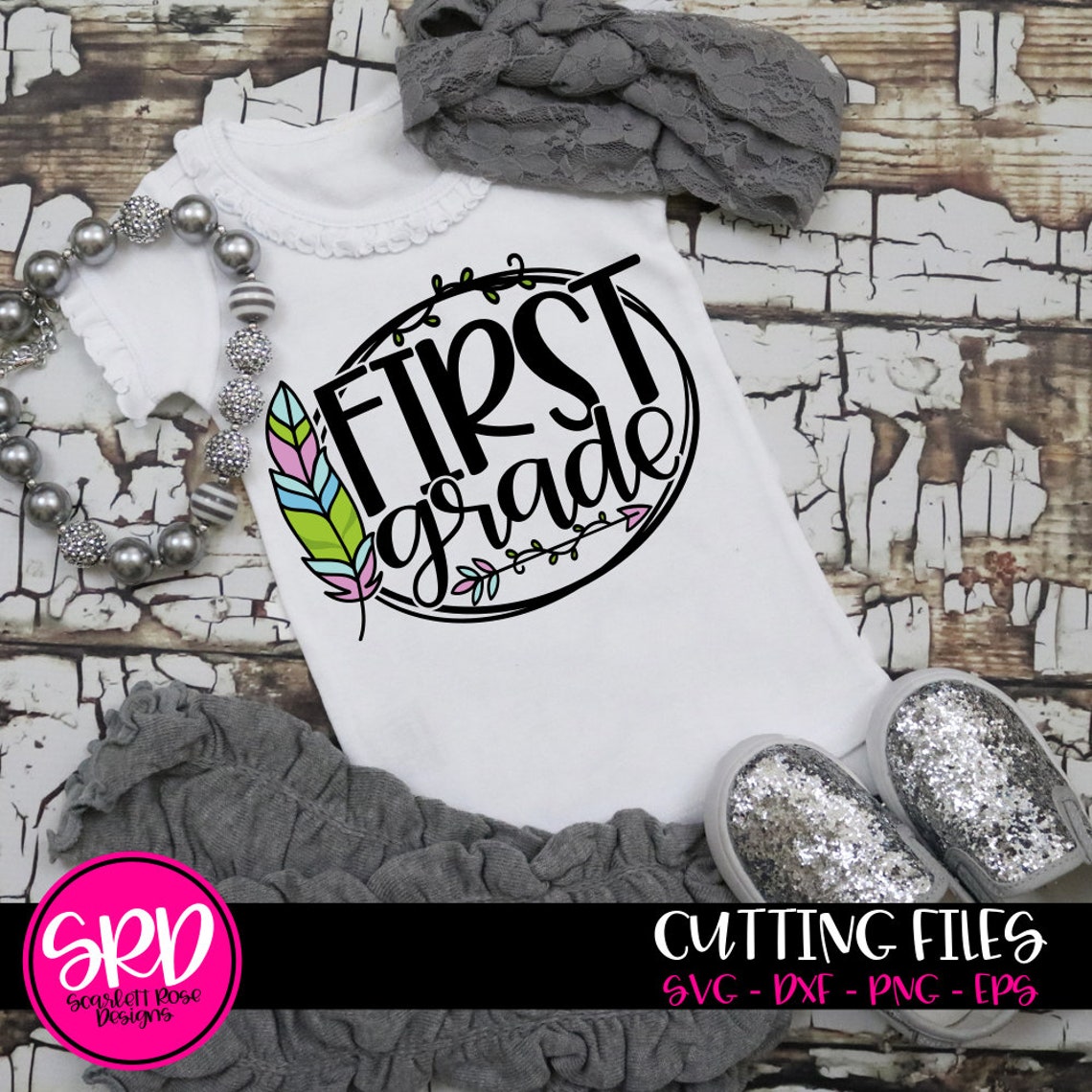 Back to School First Grade Svg Hello 1st Grade SVG 1st | Etsy