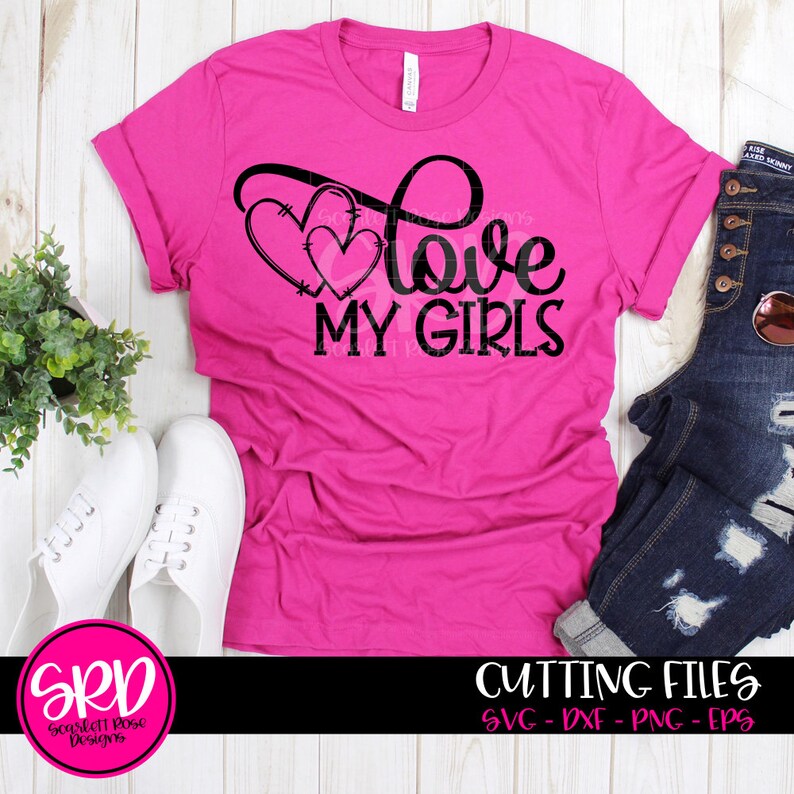Love My Girls Svg, Valentine SVG, Valentine's Day SVG, Love Svg Cupid ...