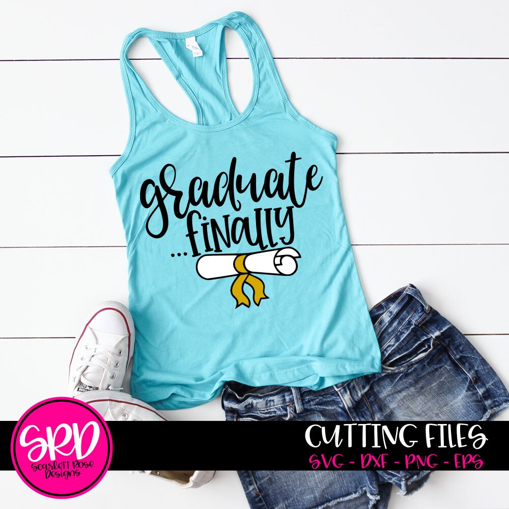 Graduate Finally SVG Graduation Svg Senior Graduation Svg - Etsy