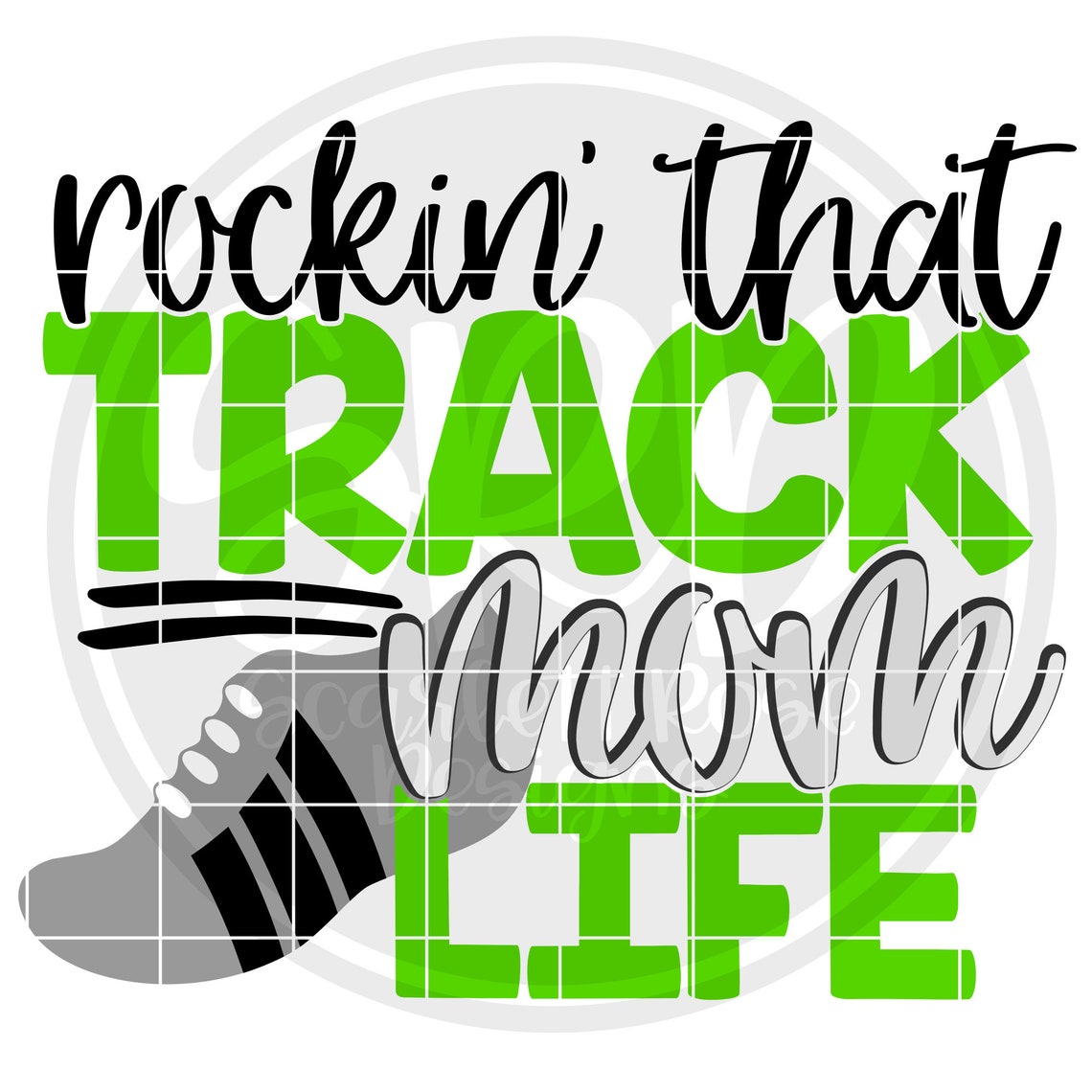 Rockin That Track Mom Life SVG, Track Mom SVG, Track SVG, Shirt Design ...