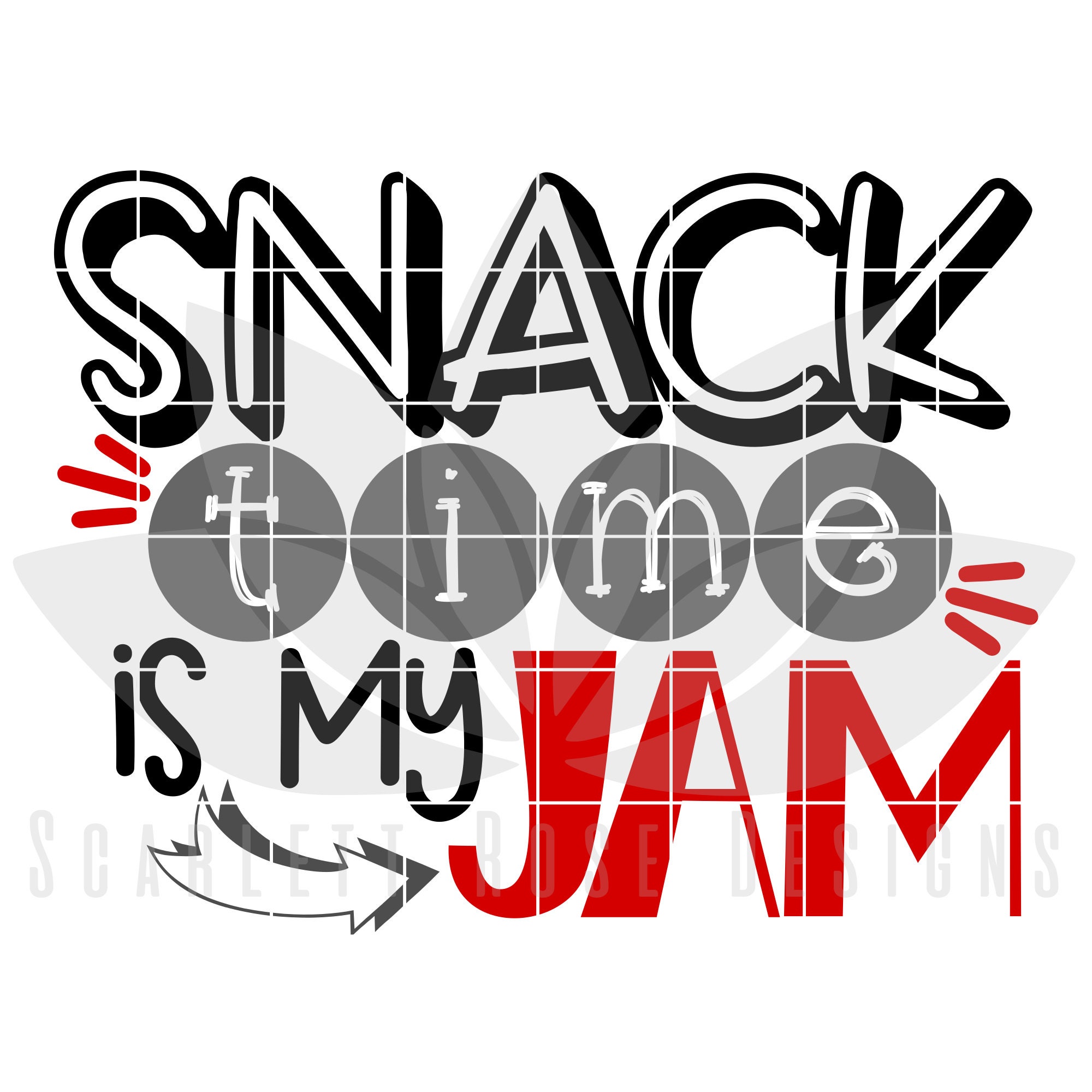 Snack Time is My Jam SVG Snack Time Svg Snacks Svg Svg Cut - Etsy
