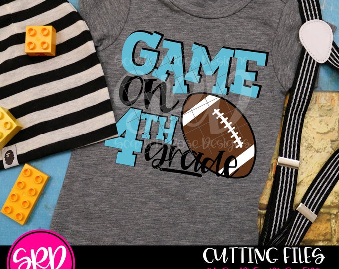 Game on 4th Grade SVG SVG Cut File Fourth Grade Svg Back to - Etsy