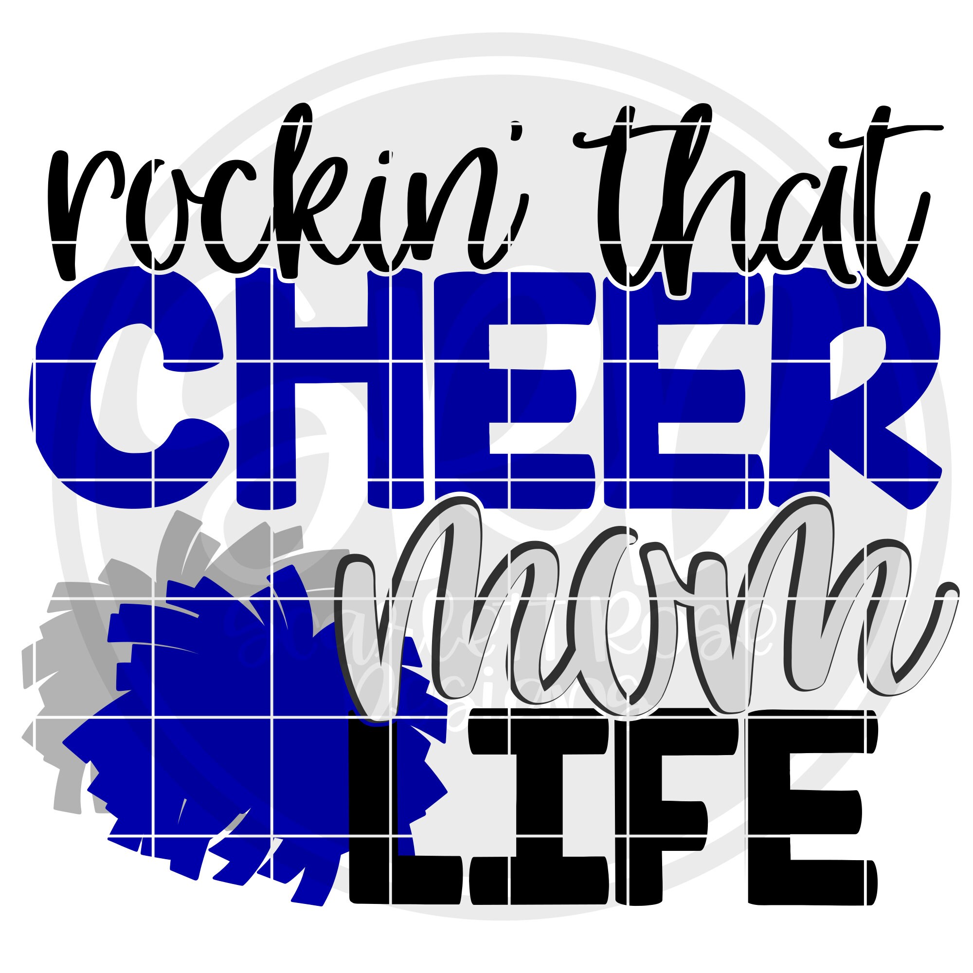 Rockin That Cheer Mom Life SVG Cheer Mom SVG Cheer SVG - Etsy