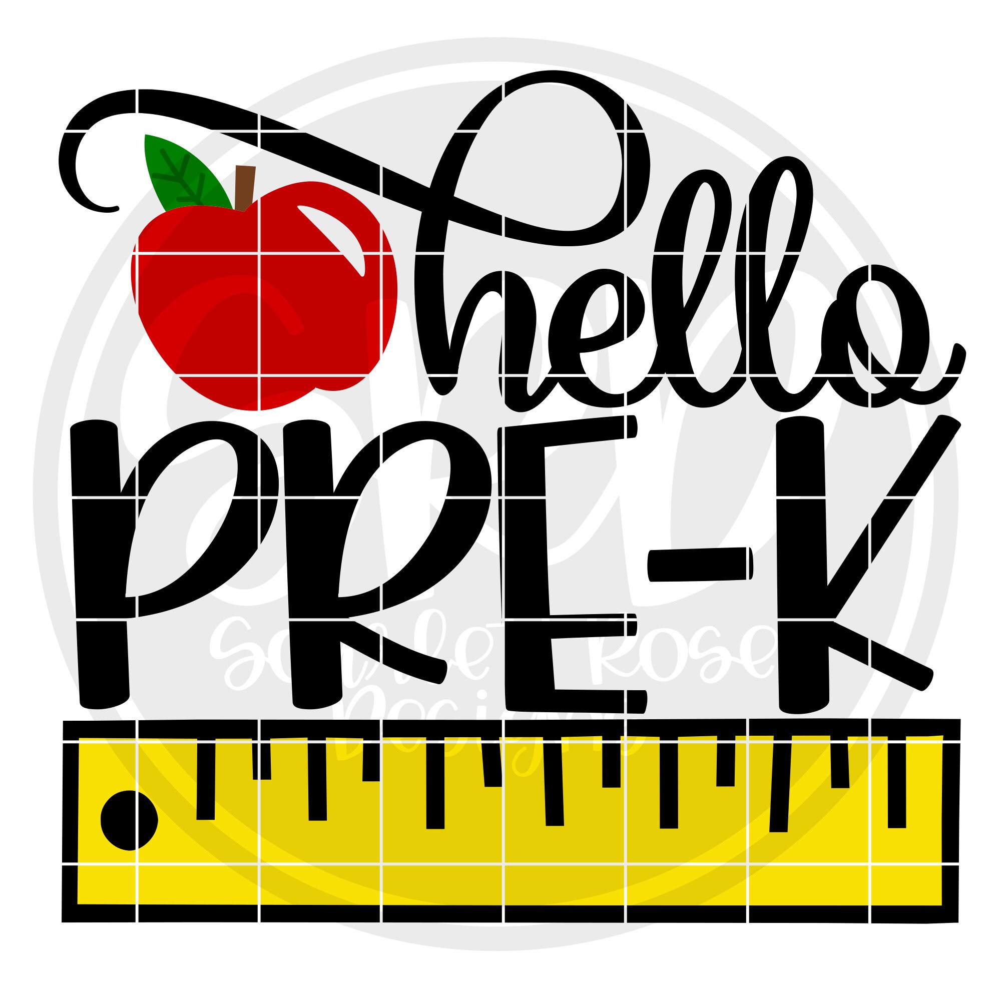 Back to School, Pre-k Svg, Hello Pre-k Svg, School Svg, Teacher Svg ...