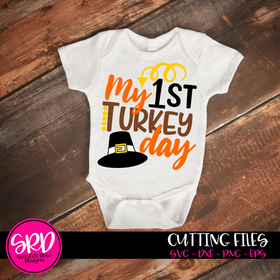 Thanksgiving SVG, My First Turkey Day Svg, Boy Thanksgiving SVG ...