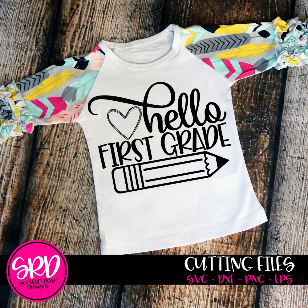 Art & Collectibles Back to School first grade svg 1st Grade Teacher ...