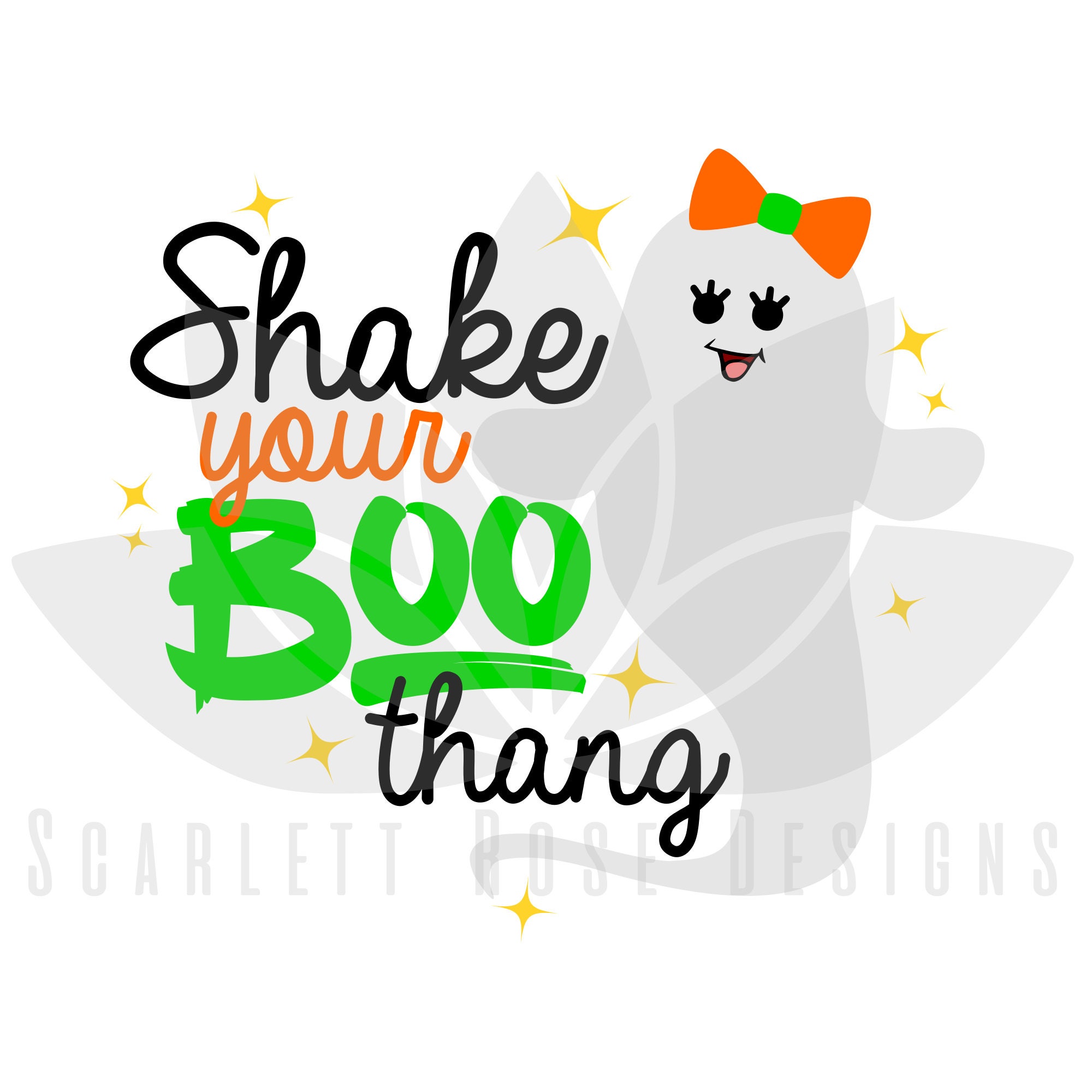 Halloween SVG Shake Your Boo Thang Ghost Girl Halloween - Etsy