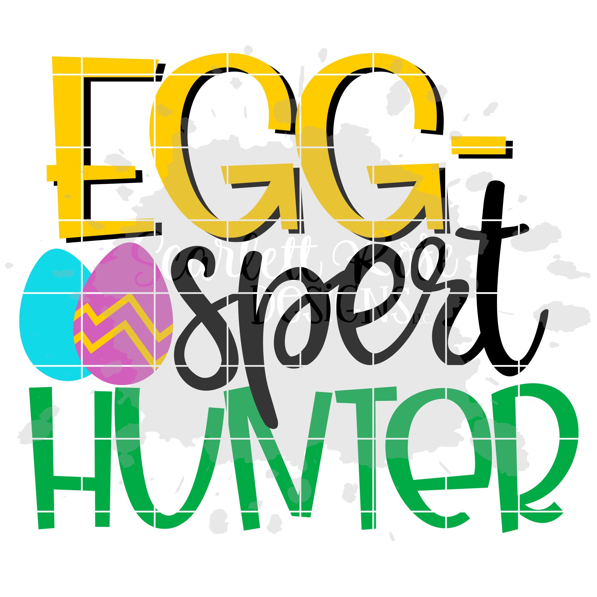 Egg Spert Hunter SVG Easter SVG Easter Basket Svg Svg Cut - Etsy