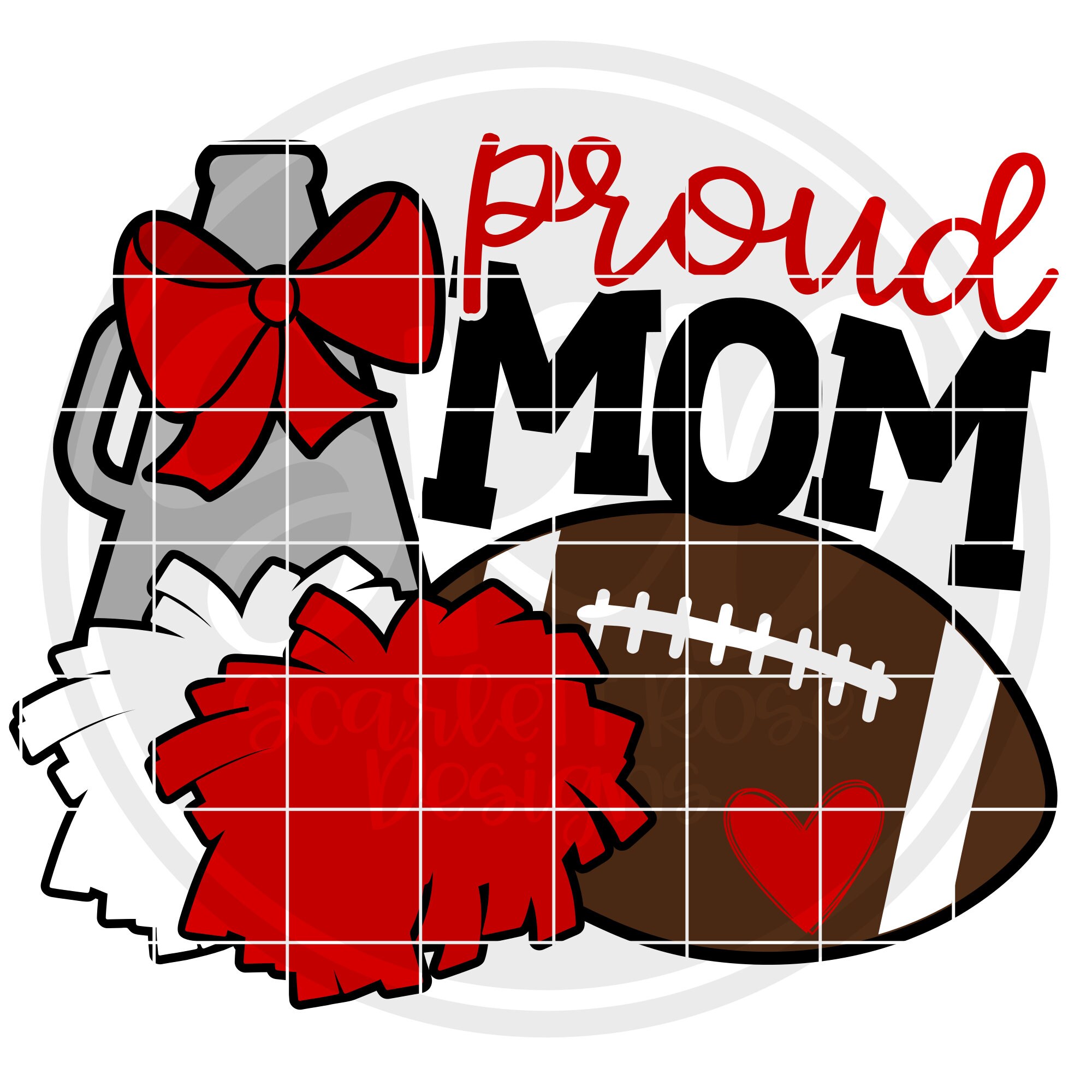 Cheer Mom Svg Football Mom Svg Cheerleading Svg Cheer Etsy