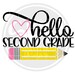 Back to School, 2nd Grade Svg, Hello Second Grade, School Svg, Teacher ...