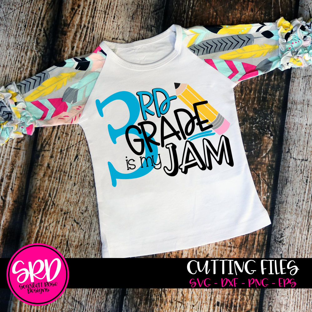 Third Grade SVG Back to School School Cut File School - Etsy