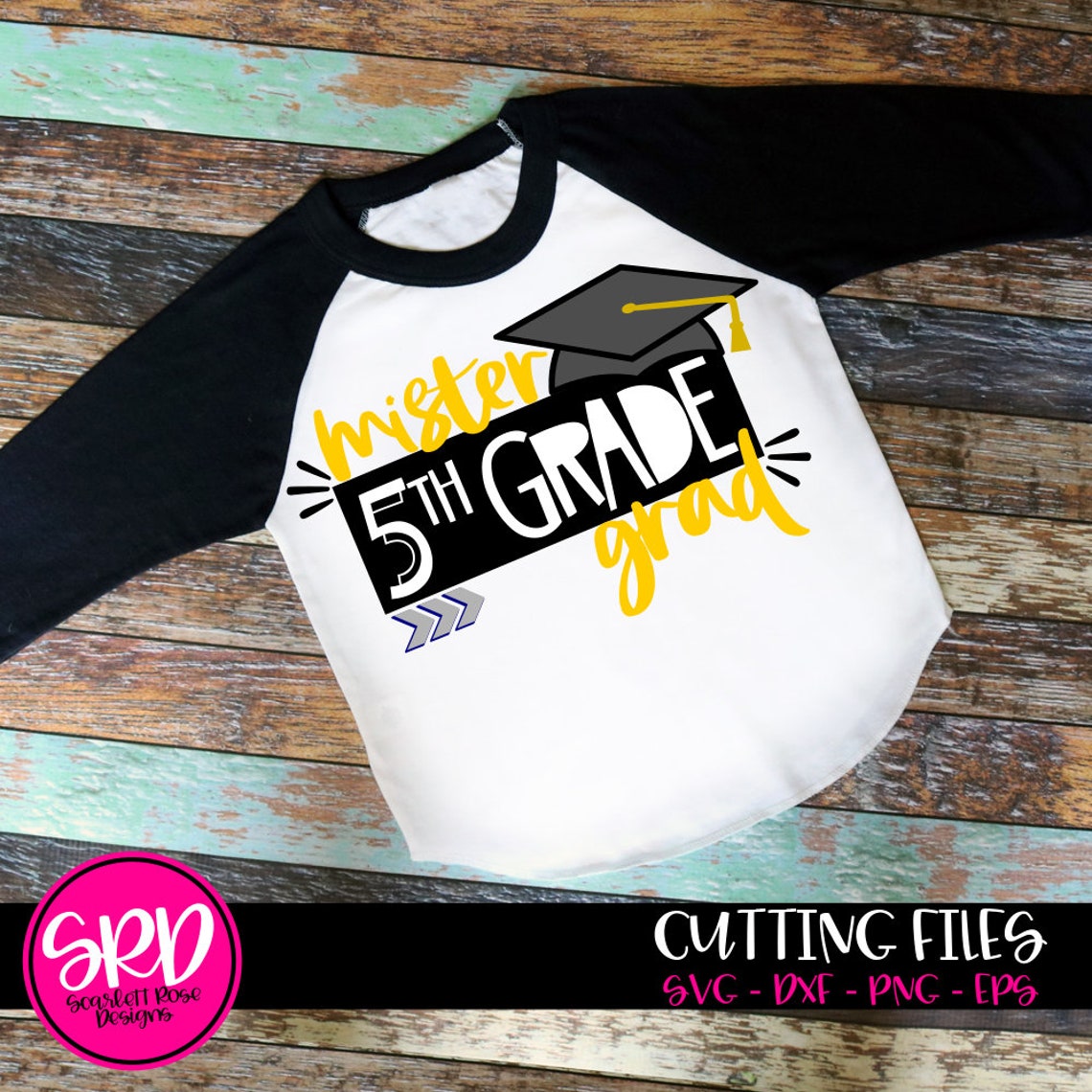 School SVG Mister 5th Grade Grad SVG Graduation Svg Fifth - Etsy