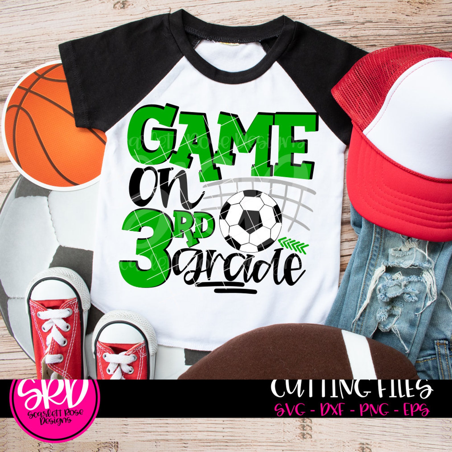 Game on 3rd Grade SVG SVG Cut File Third Grade Svg Back to - Etsy