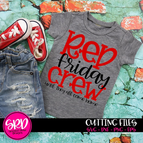Red Friday Svg - Etsy