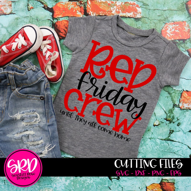 Red Friday Svg - Etsy